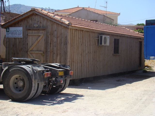 A 35-square-metre facility in Chios Island in the Aegean Sea, where ...